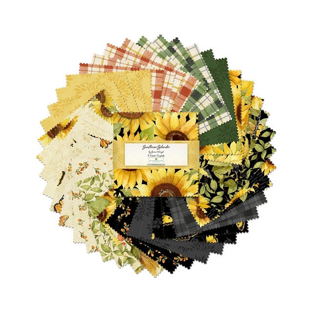 Sunflower Splendor - Charm Pack | QUILT STITCHES - Beatrice, Nebraska