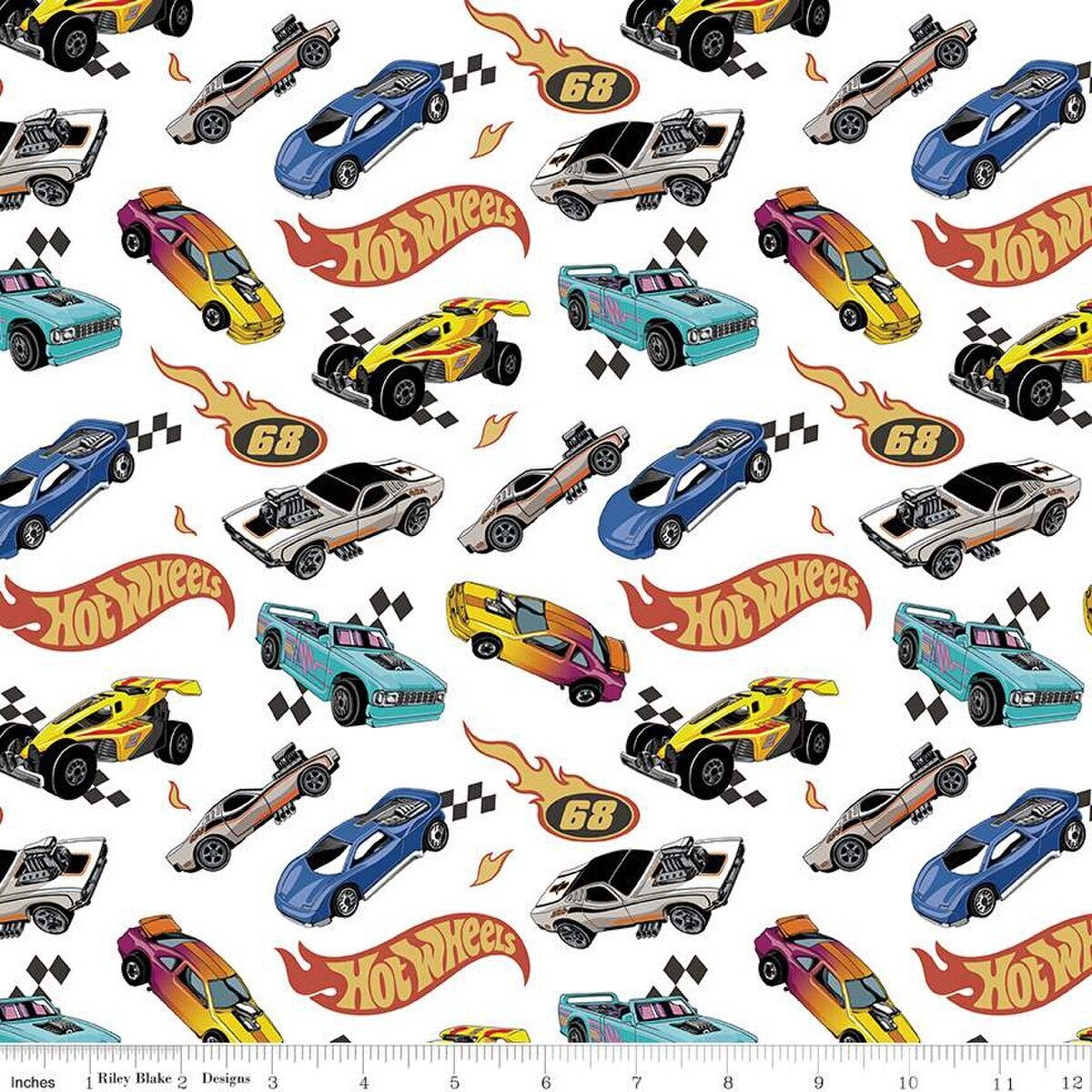Hot Wheels Made to Race-Car White | Quilt Stitches 505 Court Street ...
